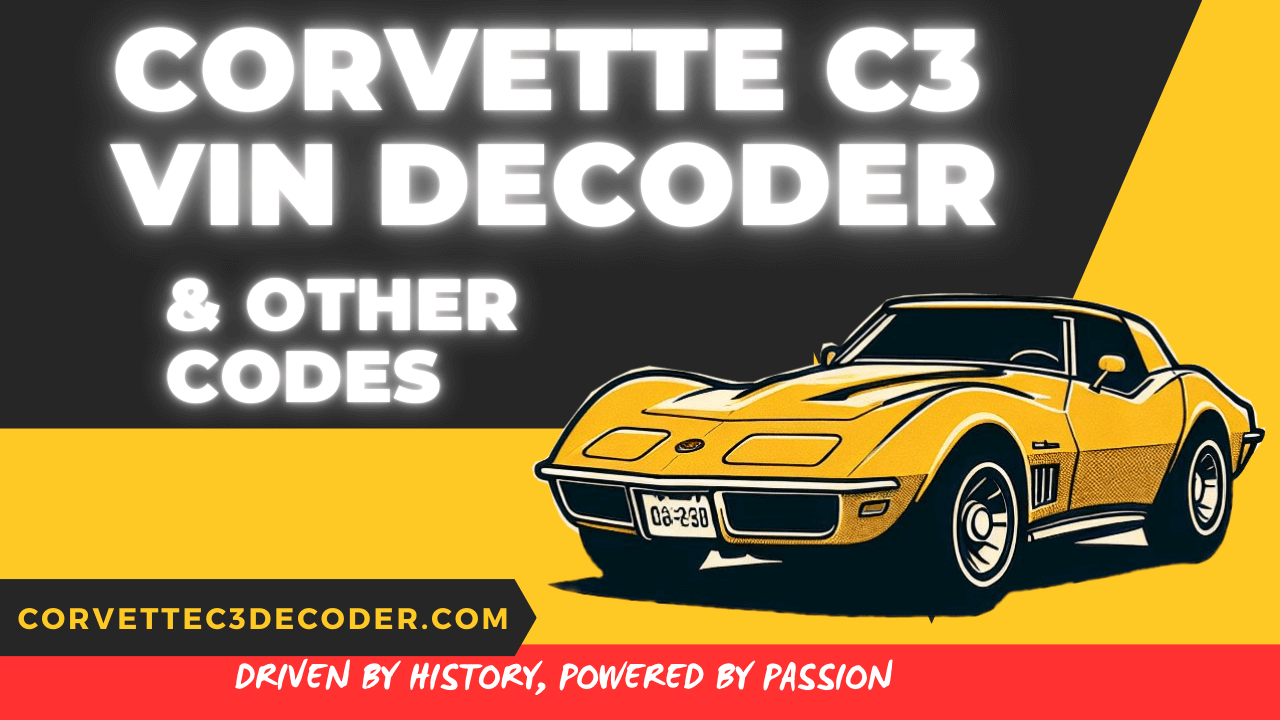 Corvette C3 VIN Decoder (1968–1982) | Free Automatic Tool